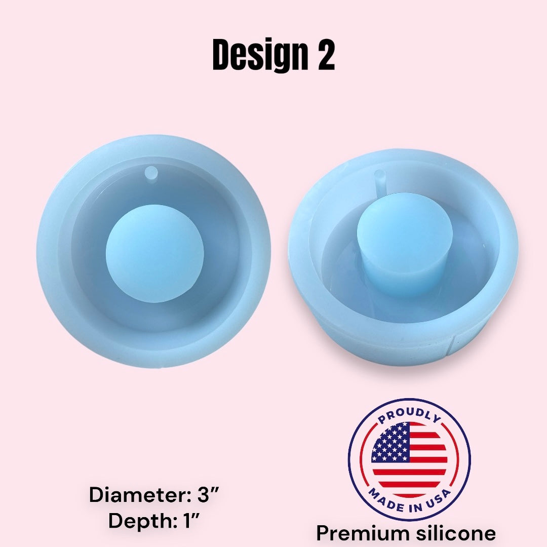 3” Round Ornament Mold – AaJMolds